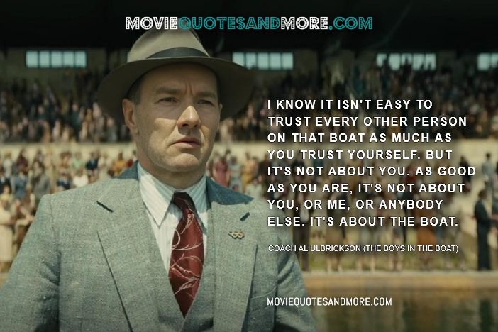 The Boys in the Boat (2023) Best Movie Quotes – MovieQuotesandMore